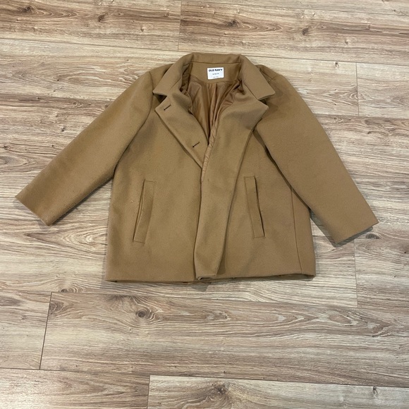 Old Navy | Jackets & Coats | Old Navy Womens Tan Pea Coat | Poshmark